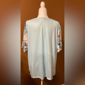 Pixie Lady | Tops | Pixie Lady Baby Blue Tunic | Poshmark